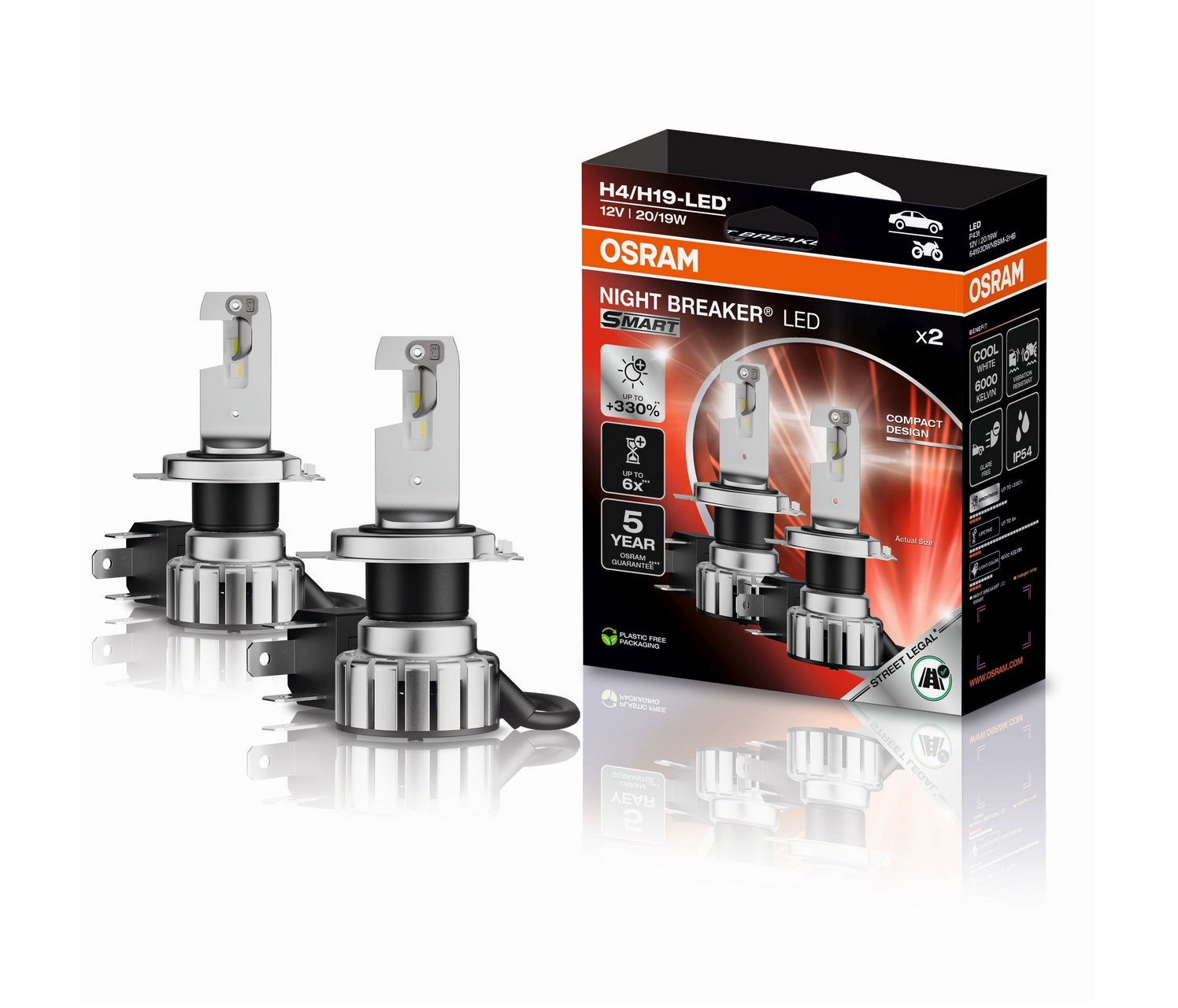 OSRAM H4/H19 LED Night Breaker SMART VW T6 Bus mit Zulassung - Online ...