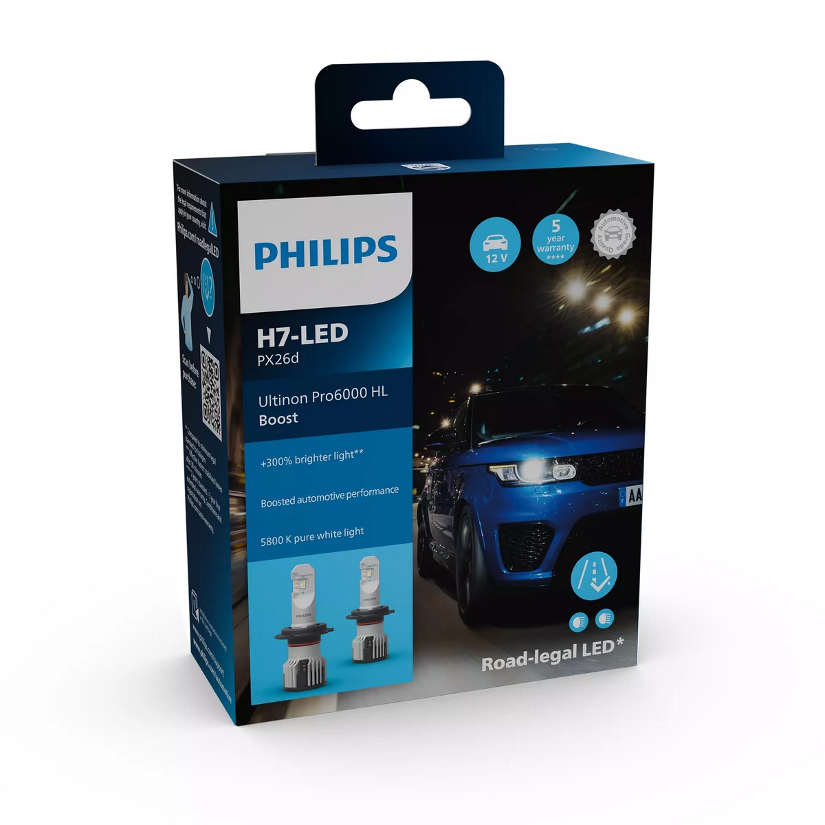 Philips Ultinon Pro6000 Boost H7 LED mit Zulassung 11972U60BX2 - Online ...