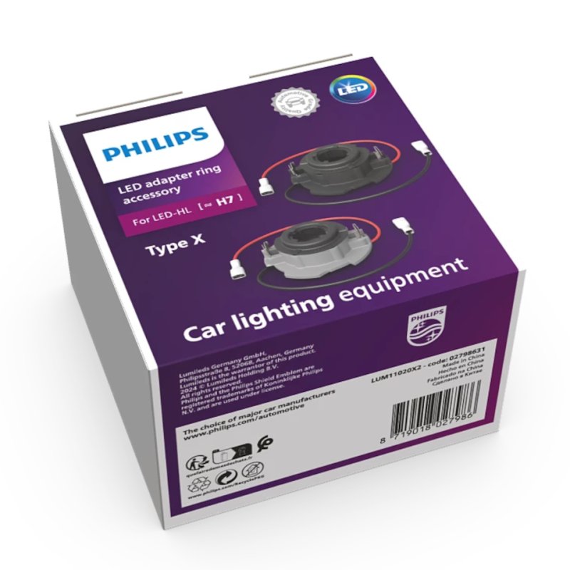 2x Philips Adapter-Ring Typ X für H7 LED 11020X2 - Online-Shop | KORNI ...
